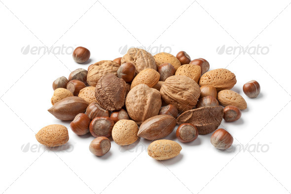 Mixed nuts in the shell Stock Photo by picturepartners | PhotoDune