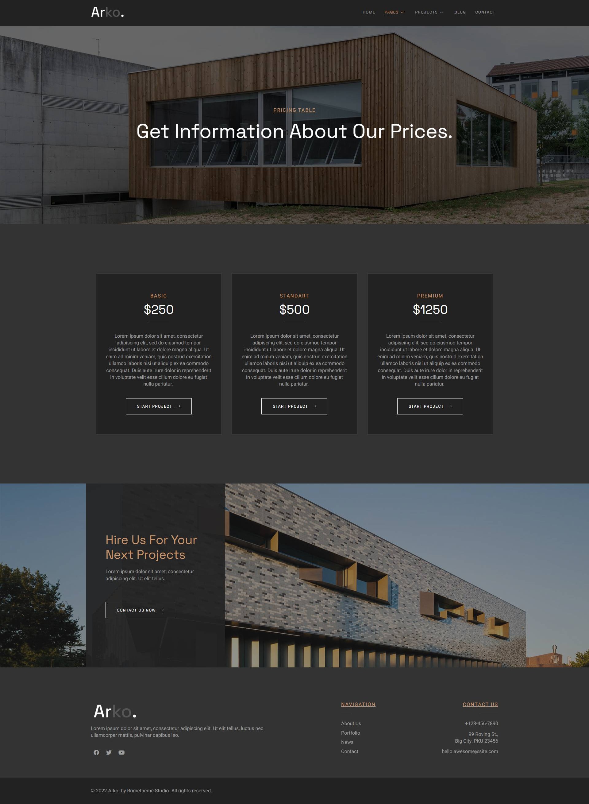 Arko - Architecture Elementor Template Kit by Rometheme | ThemeForest
