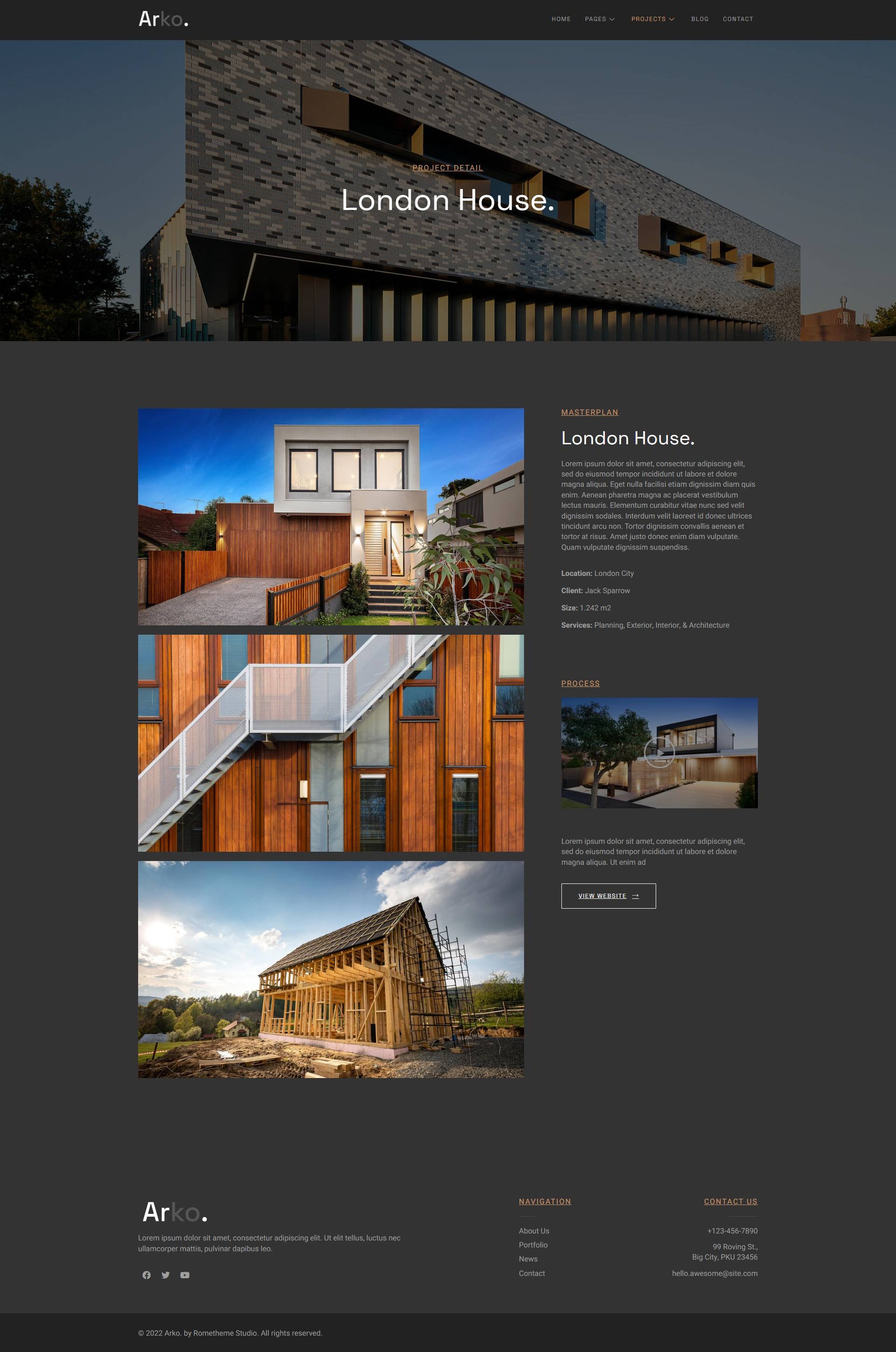 Arko - Architecture Elementor Template Kit by Rometheme | ThemeForest