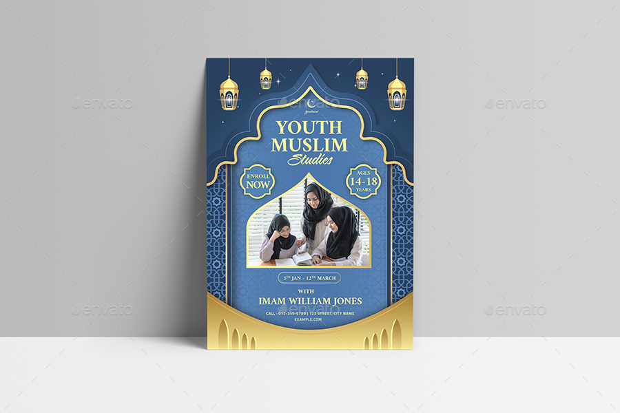 Islam Muslim Flyer Template, Print Templates | GraphicRiver