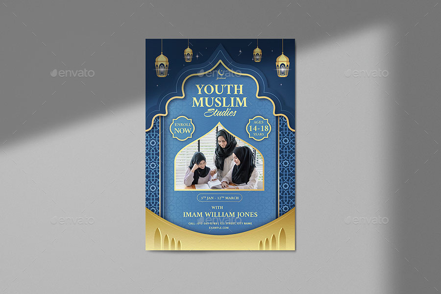 Islam Muslim Flyer Template, Print Templates | GraphicRiver