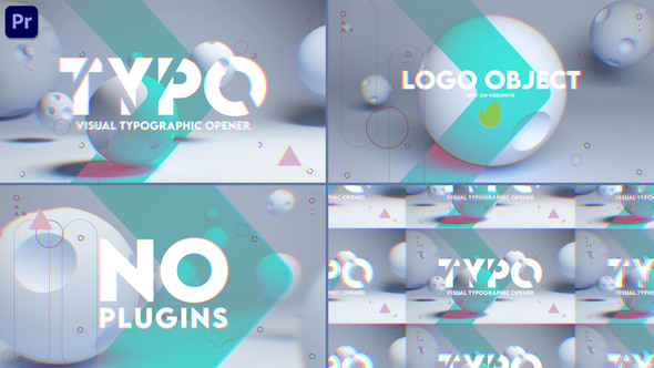 Abstract 3d Object Intro, Premiere Pro Templates | VideoHive