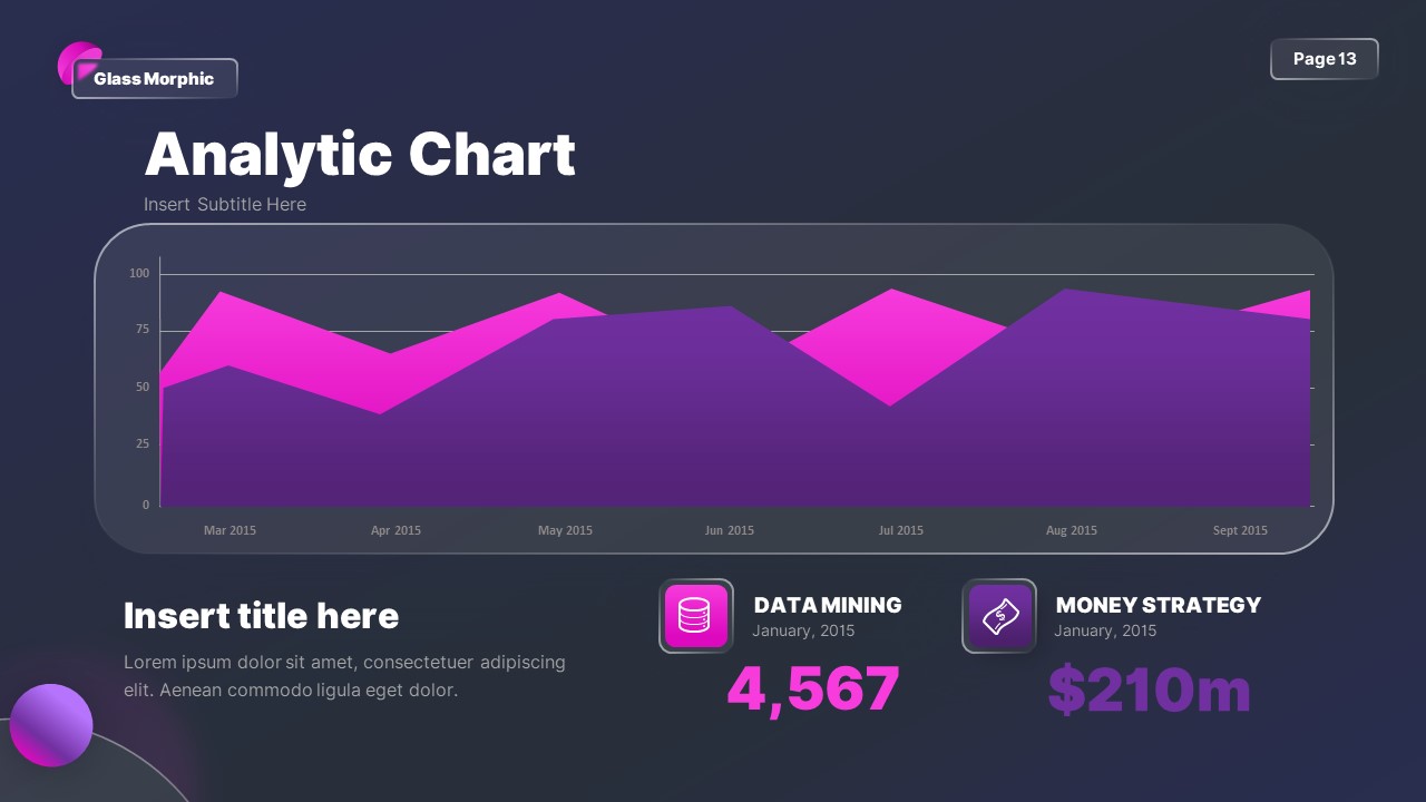 GlassMorphic Infographic PowerPoint Presentation Template, Presentation ...