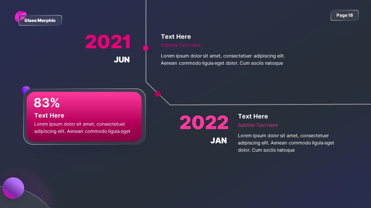 GlassMorphic Infographic PowerPoint Presentation Template, Presentation ...
