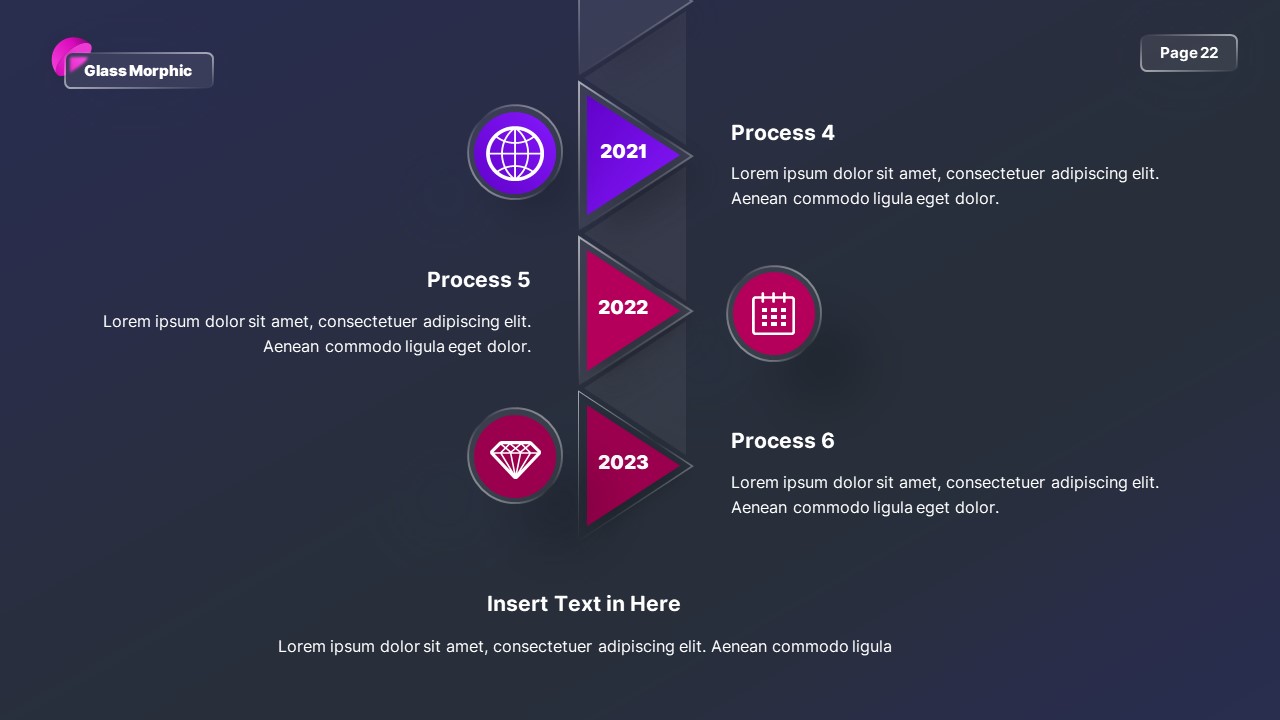 GlassMorphic Infographic PowerPoint Presentation Template, Presentation ...