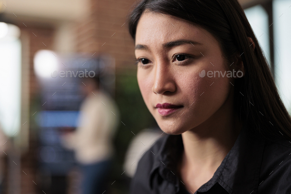 Portrait of network security engineer developing platform user ...