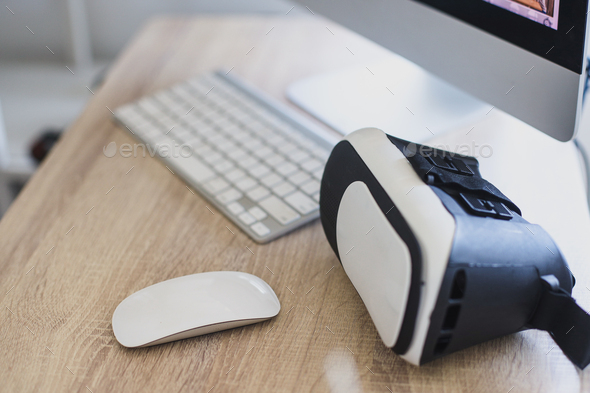 VR glasses, mouse and keyboard Stock Photo by Queenmoonlite | PhotoDune