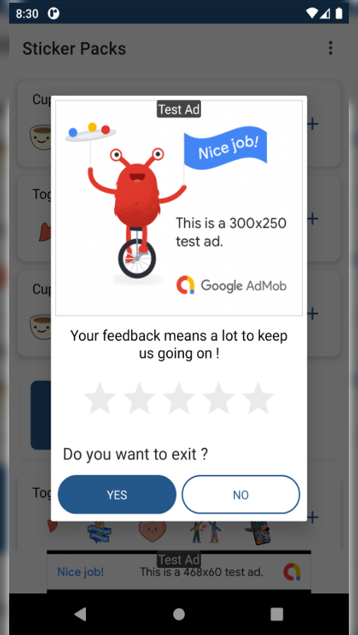 Whatsapp Sticker App (Offline) with Admob and OneSignal Push ...