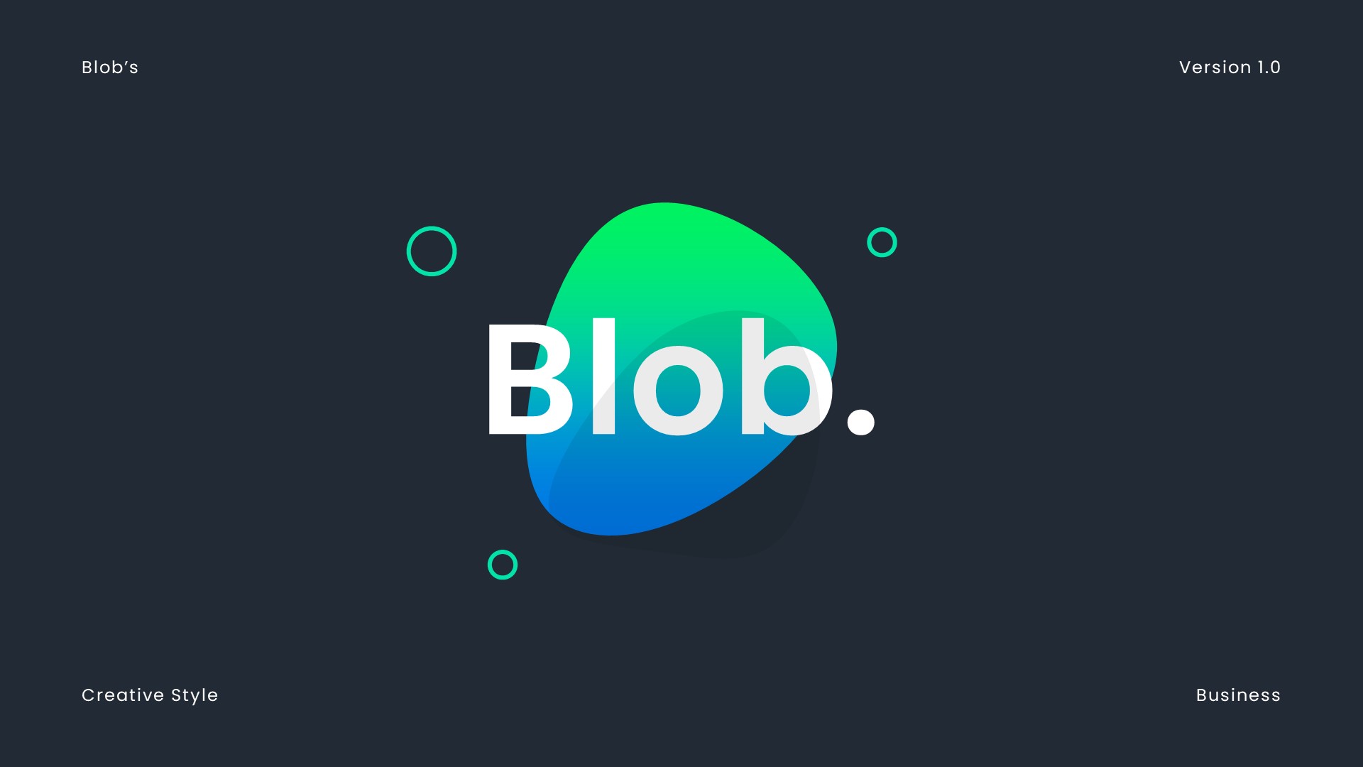 Blob - Creative Business PowerPoint Template, Presentation Templates