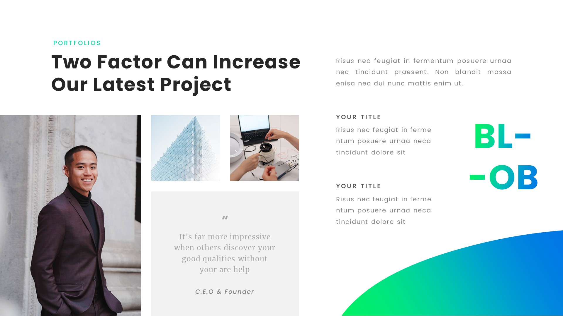 Blob - Creative Business PowerPoint Template, Presentation Templates
