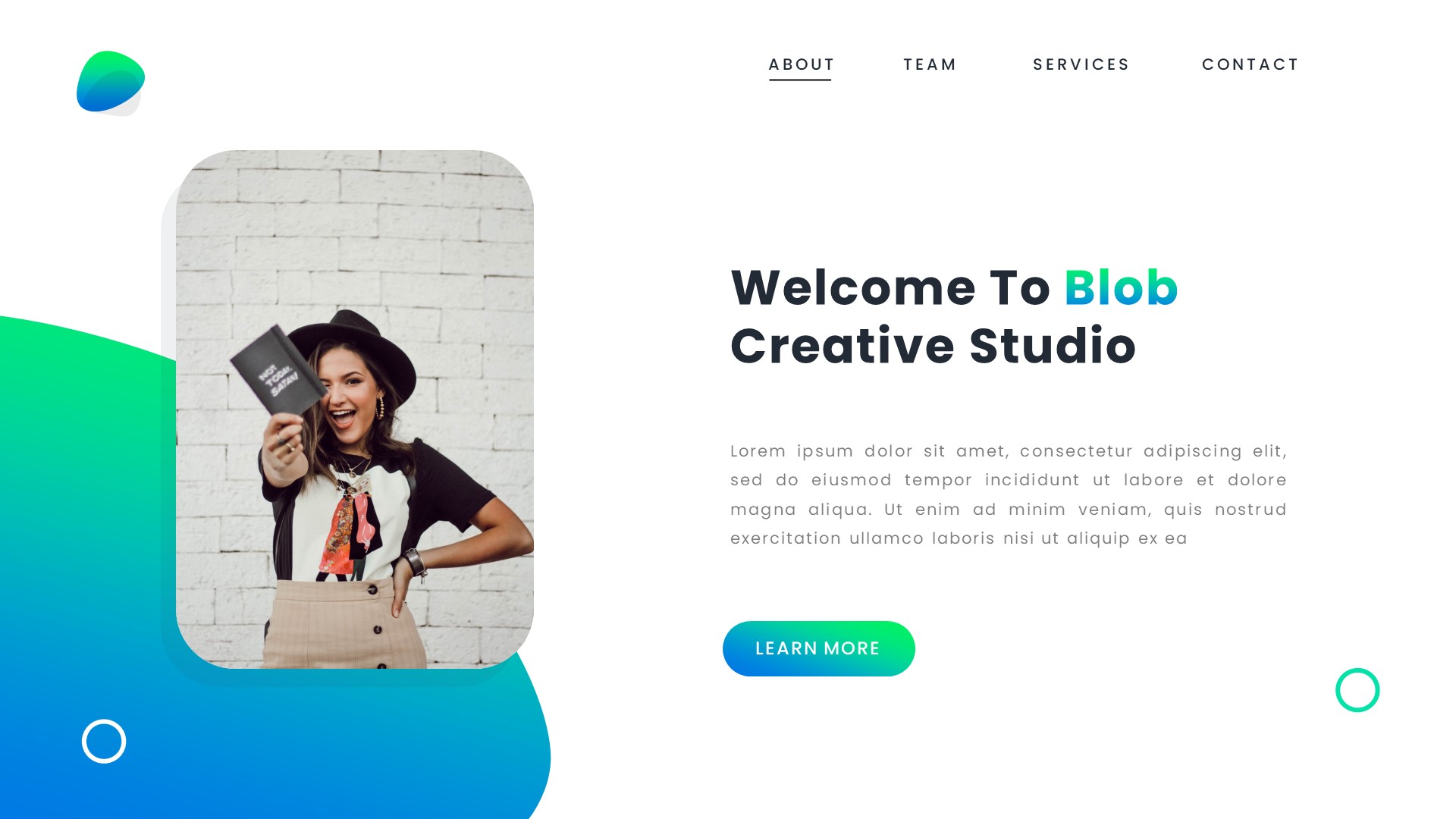 Blob - Creative Business PowerPoint Template, Presentation Templates