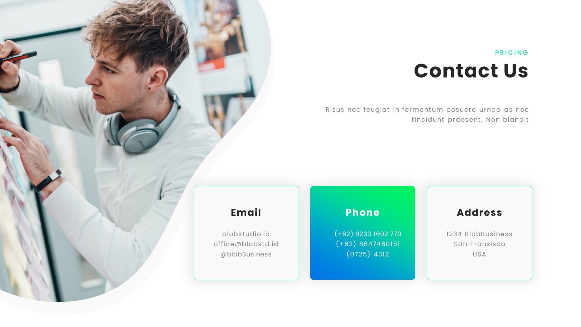 Blob - Creative Business PowerPoint Template, Presentation Templates