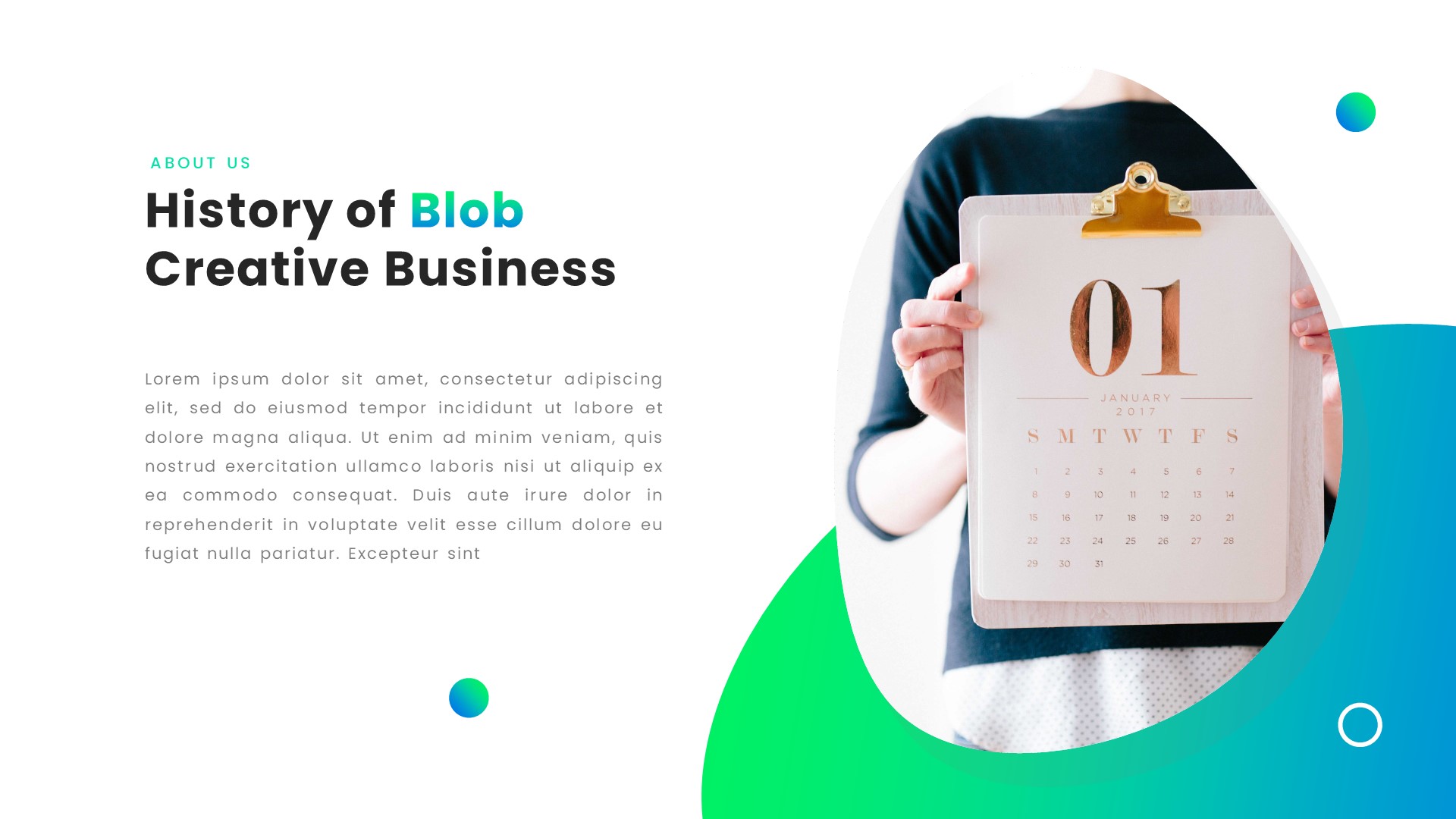 Blob - Creative Business PowerPoint Template, Presentation Templates