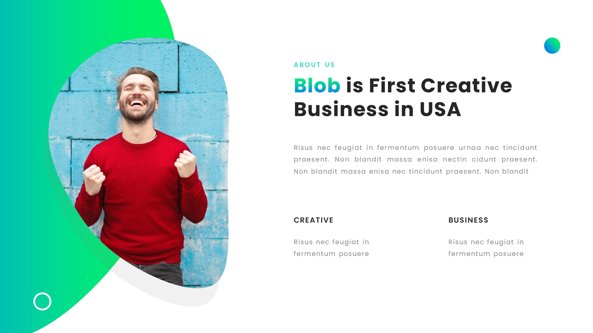 Blob - Creative Business PowerPoint Template, Presentation Templates