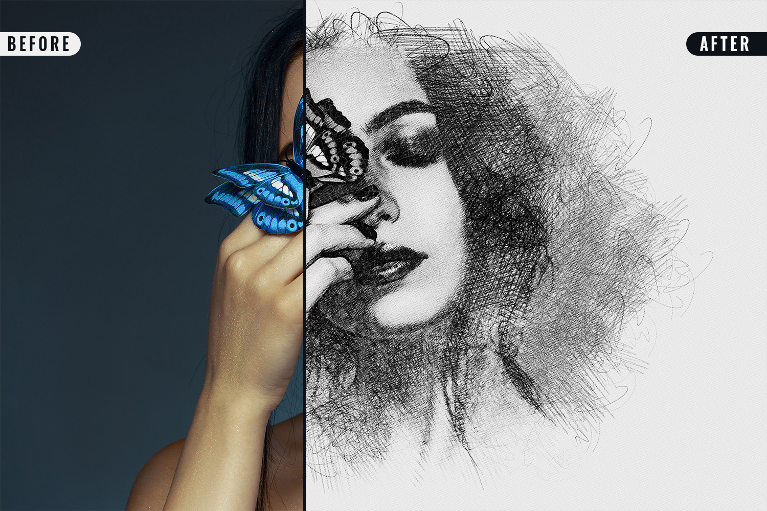 Sketch Photo Effect, Add-ons | GraphicRiver