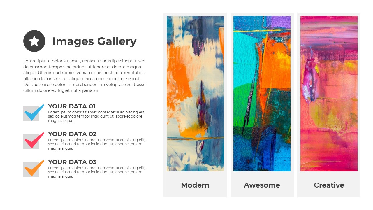 Gallery PowerPoint Presentation Template, Presentation Templates ...