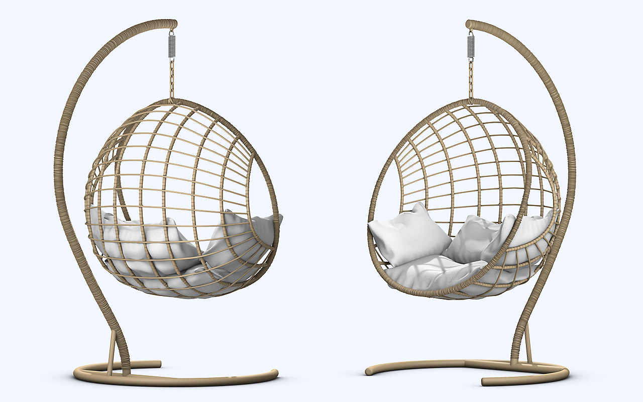 Modern Hanging Chairs 3D Model Pack by Abdelrahman_El-masry | 3DOcean