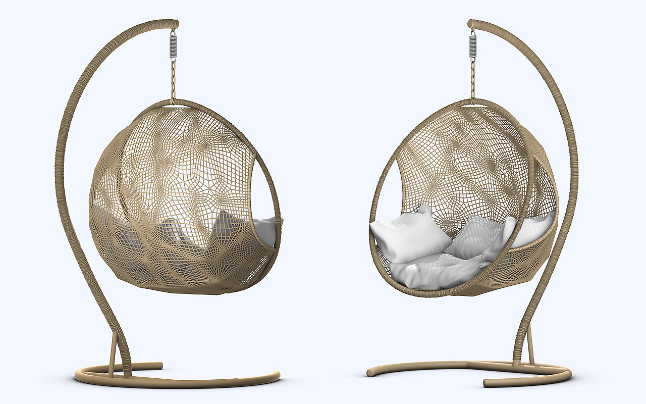 Modern Hanging Chairs 3D Model Pack by Abdelrahman_El-masry | 3DOcean
