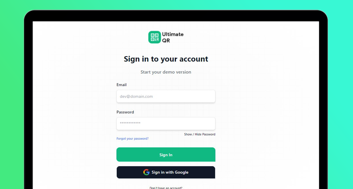 UltimateQR - Advanced QR Code + Barcode Generator | SAAS | PHP Script by KreativeWorks