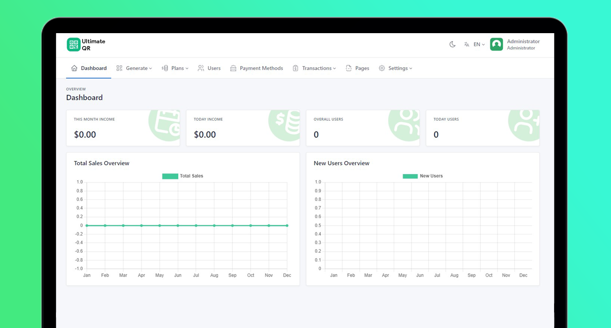 UltimateQR - Advanced QR Code + Barcode Generator | SAAS | PHP Script by nativecode