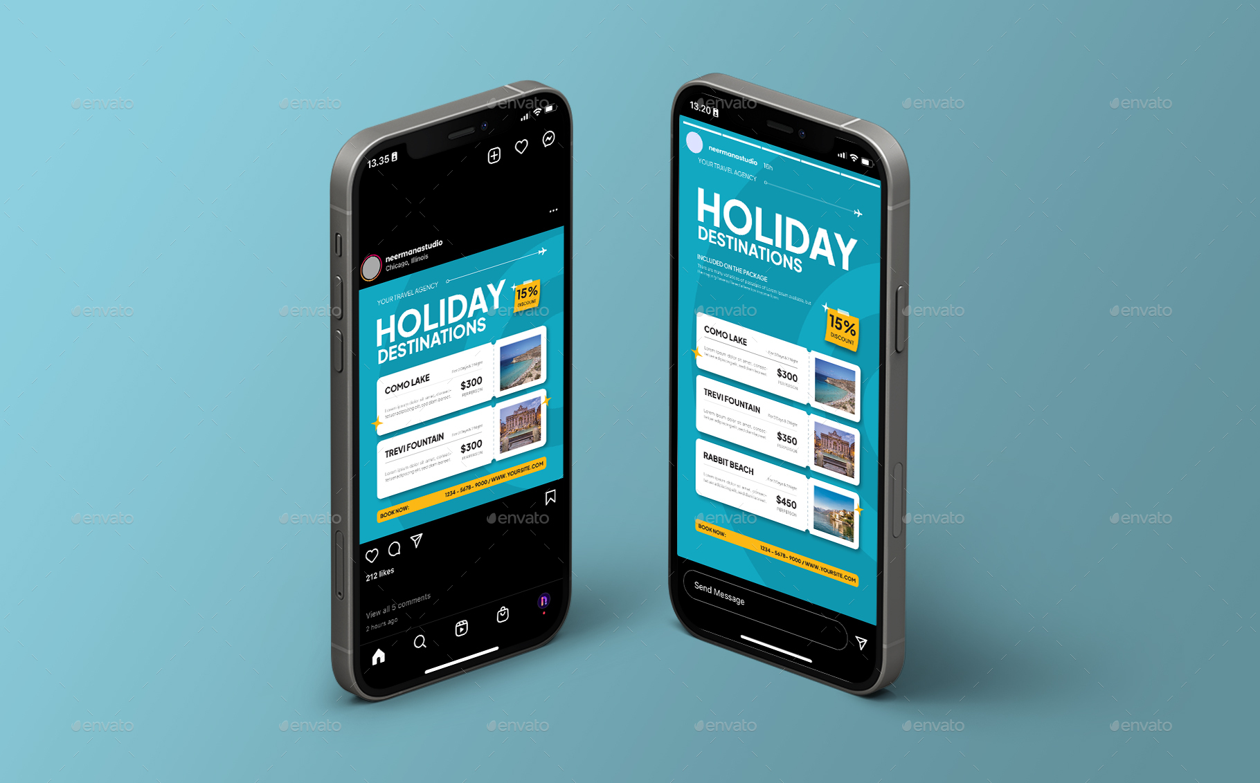 Tour Package Flyer, Print Templates | GraphicRiver