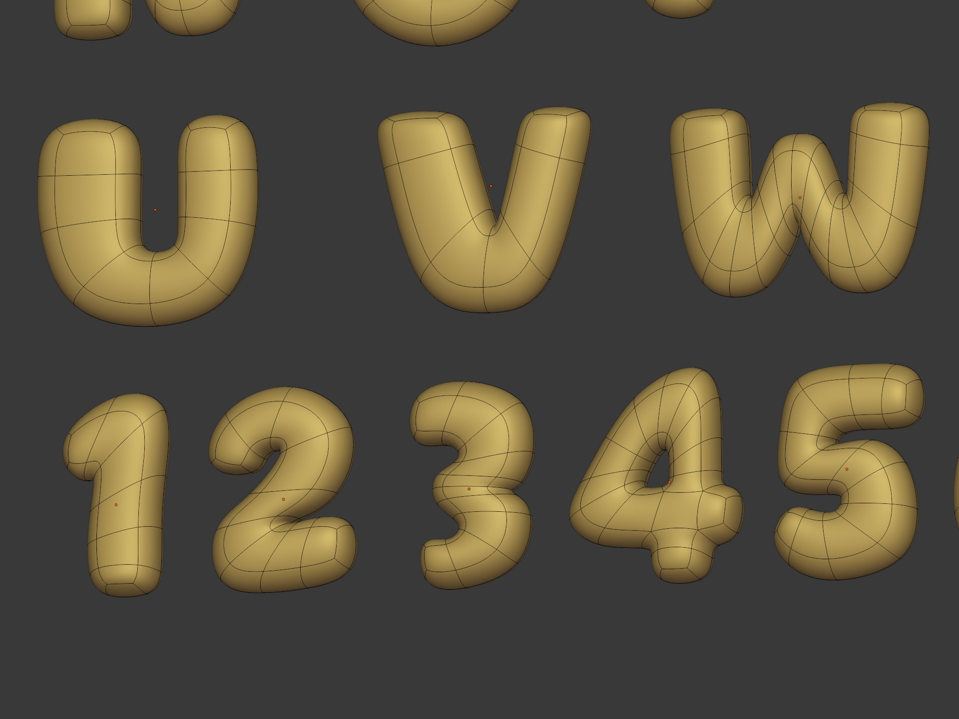 Cartoon Alphabet by Ocstard | 3DOcean