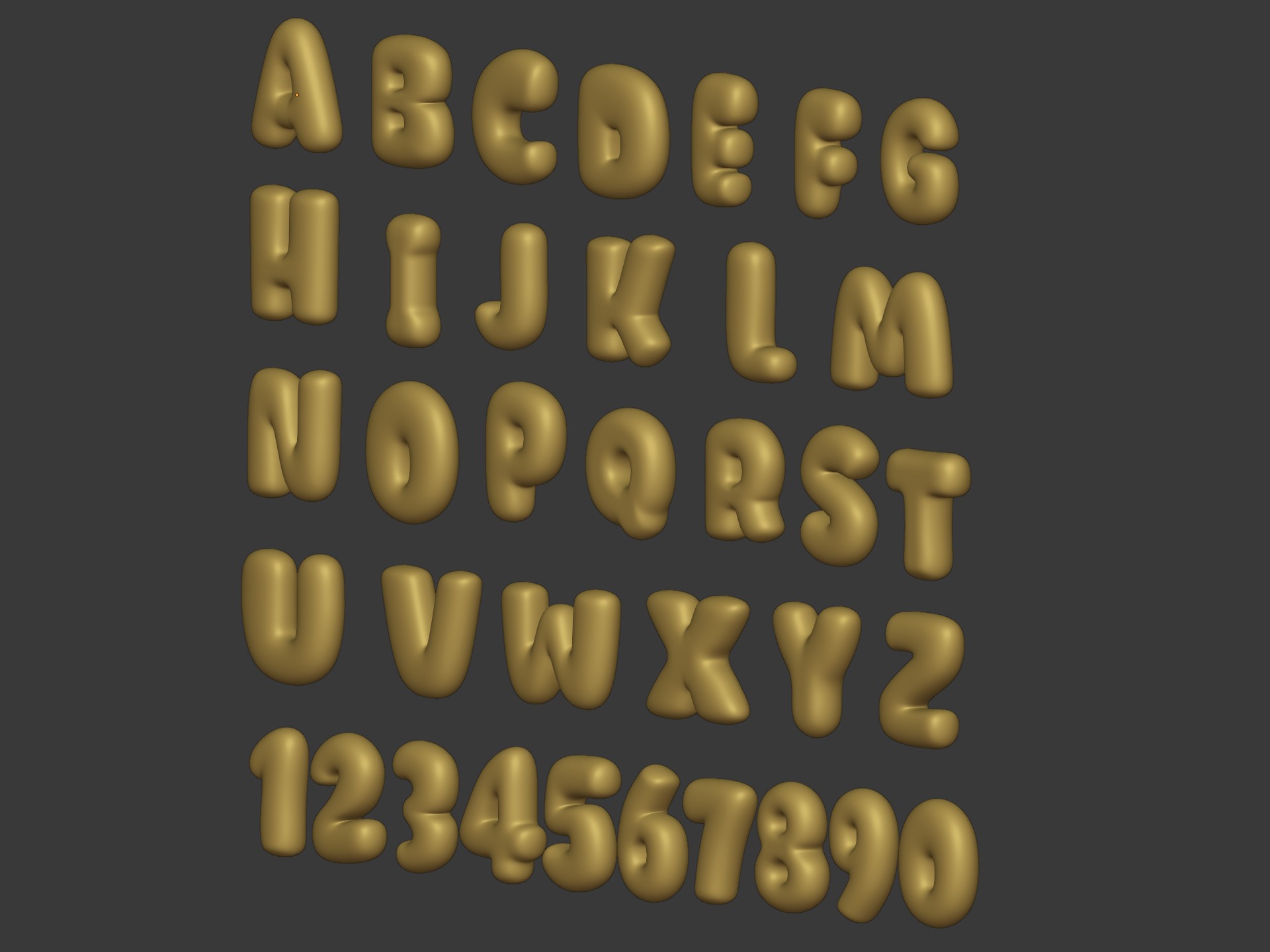 Cartoon Alphabet by Ocstard | 3DOcean