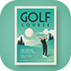 Golf Course Promotion Flyer Template, Print Templates | GraphicRiver