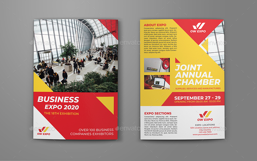 Business Exhibition Advertising Bundle, Print Templates | GraphicRiver