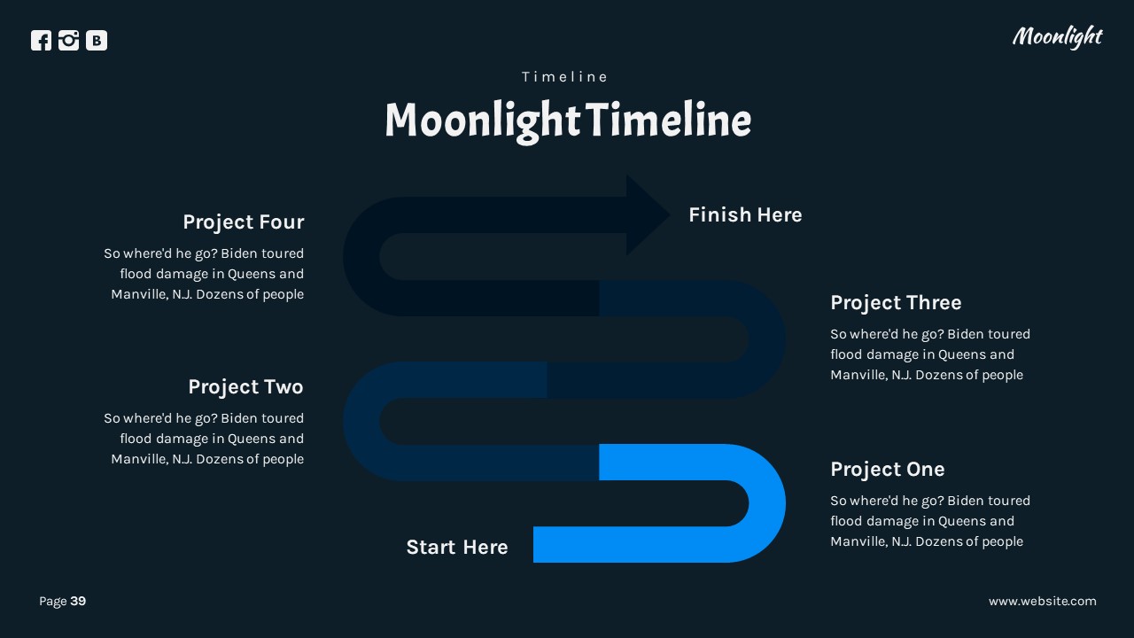 Moonlight Environment Presentation Template, Presentation Templates