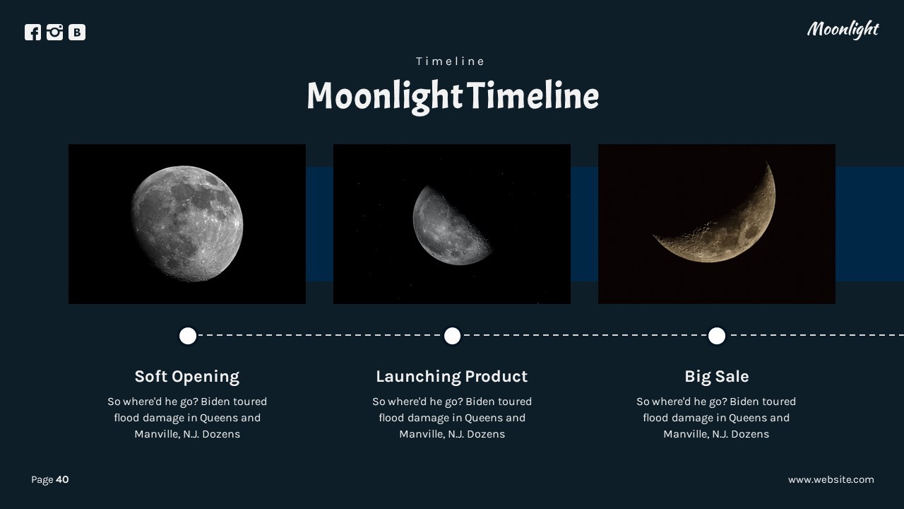 Moonlight Environment Presentation Template, Presentation Templates