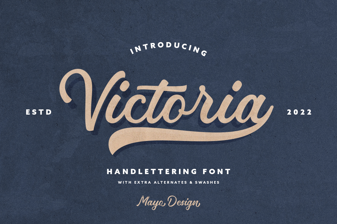Victoria Script Font, Fonts | GraphicRiver