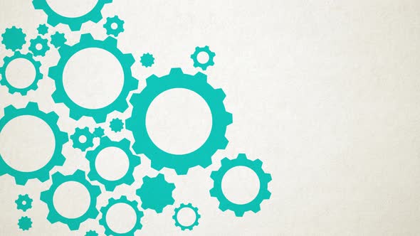 Cogwheel Animation 4K, Motion Graphics | VideoHive