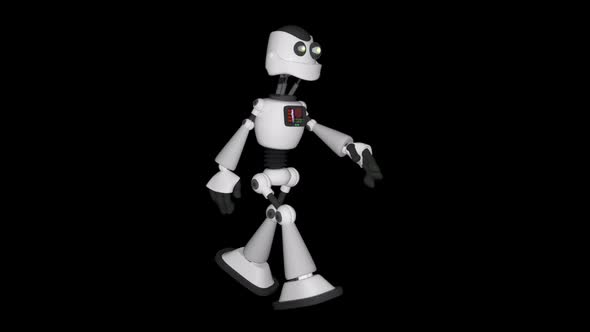 Little Bot is Walking, Motion Graphics | VideoHive