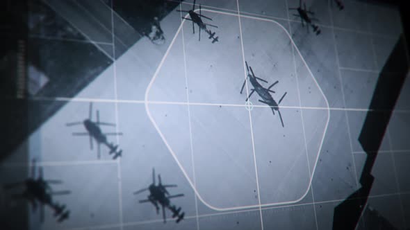 Advanced Satellite Tracking System Detecting Military Helicopter At An ...