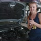 Beautiful Female Mechanic, Stock Footage | VideoHive