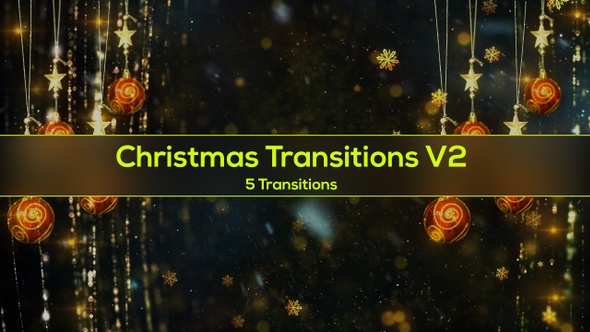 Christmas Transitions V2, Motion Graphics | VideoHive