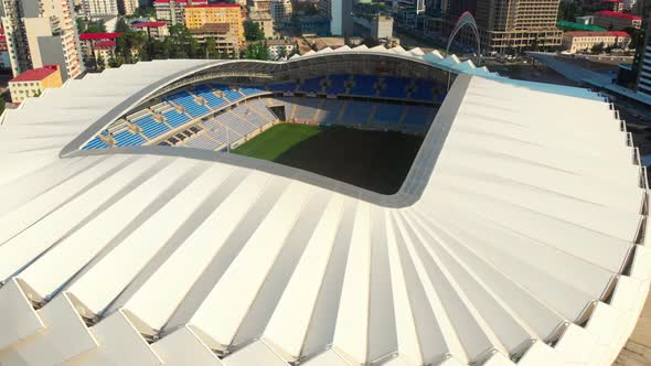 Modern Architecture Football Stadium, Stock Footage | VideoHive