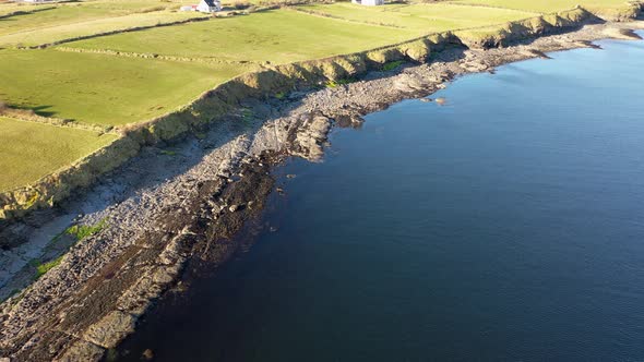 Aerial View of the Ballysaggart Pier and the 15Th Century Franciscan ...