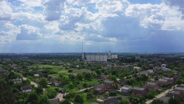 Flight Above Berdichev, Ukraine, Stock Footage | VideoHive
