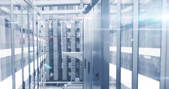 Data processing through data processing centre, Motion Graphics | VideoHive