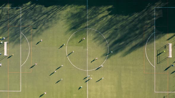 Top View of Football Field, Stock Footage | VideoHive