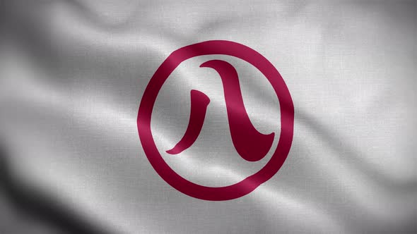 Nagoya Aichi Japan Flag Loop Background 4K, Motion Graphics | VideoHive