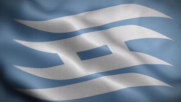 Hyogo Prefecture Japan Flag Loop Background 4K, Motion Graphics | VideoHive