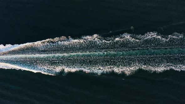Ships Wake Top View, Stock Footage | VideoHive