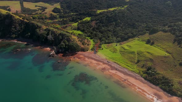 Rangihoua Bay With Marsden Cross At Purerua Peninsula In Bay of Islands ...