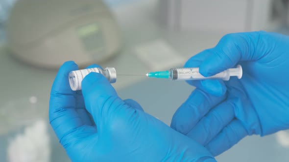 Vaccine Lab Testing Injection Process, Stock Footage | VideoHive