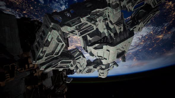 Alien Spaceship Armada Nearing Earth, Motion Graphics | VideoHive
