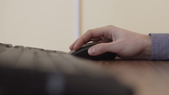 Hand Clicking Computer Mouse, Stock Footage | VideoHive