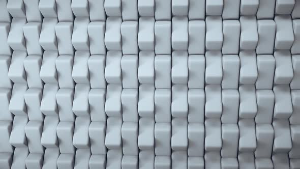 Rotating White Bricks Wall Background, Motion Graphics | VideoHive